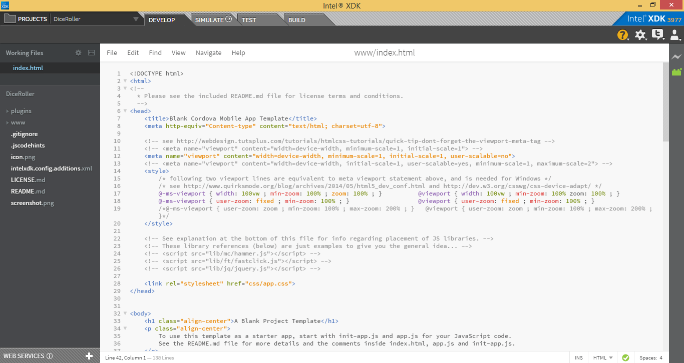 Compile Phaser Games (or any other HTML5 Game) as Android Store App using Intel XDK | Tech Diary