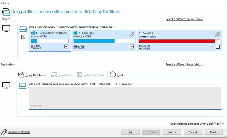 Moving windows from HDD to SSD (Free) | Tech Diary